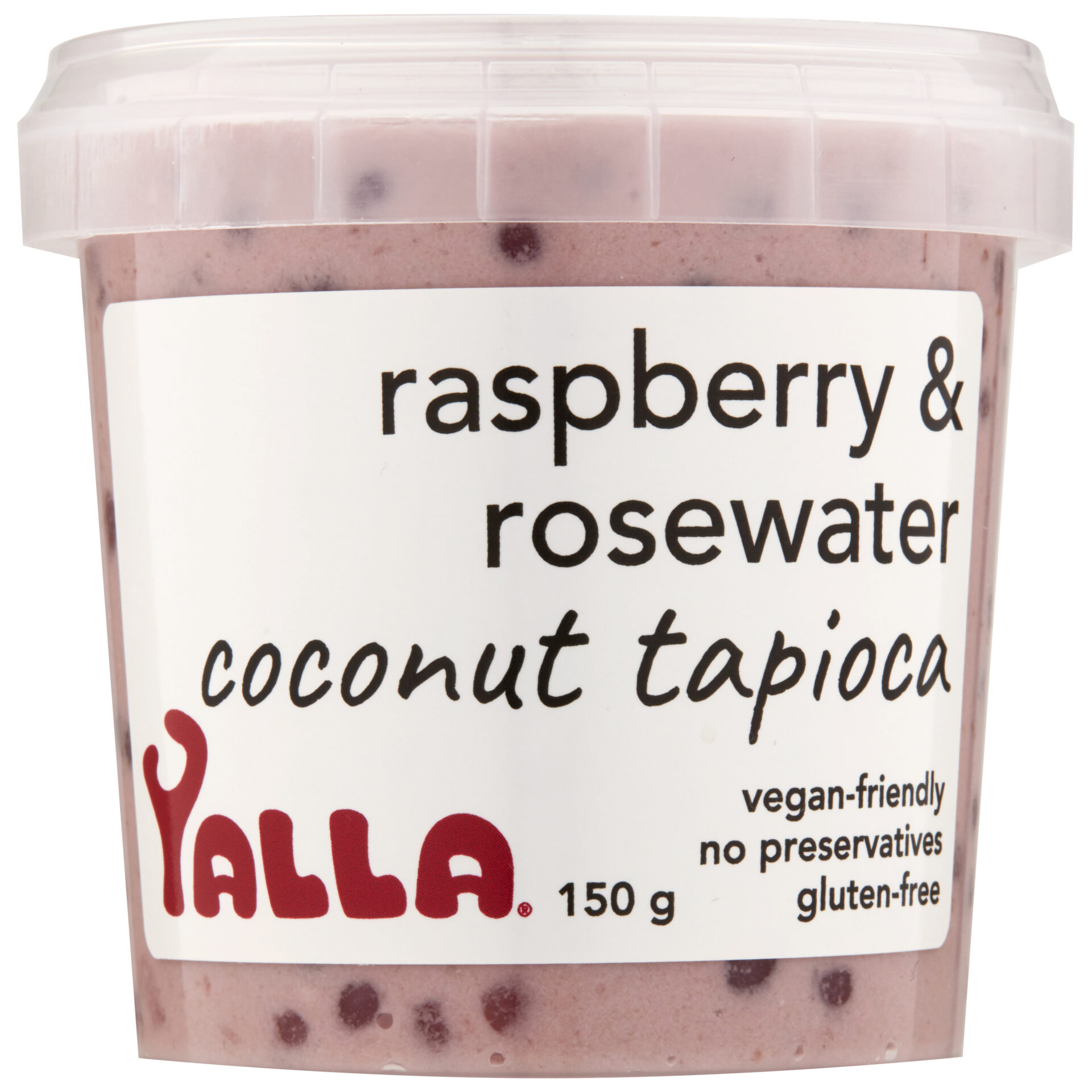 Raspberry & Rosewater Coconut Tapioca - Yalla