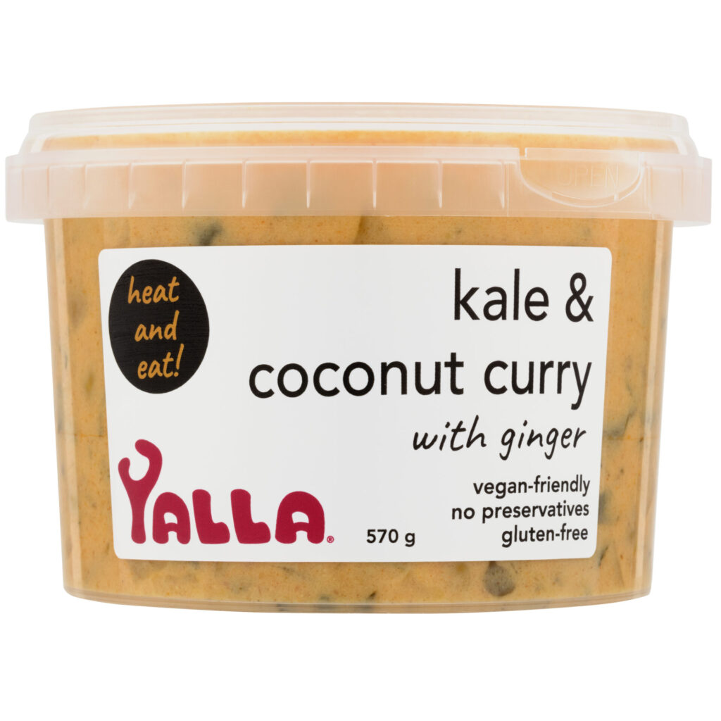 Kale & Ginger Coconut Curry (Vegan Friendly) - Yalla